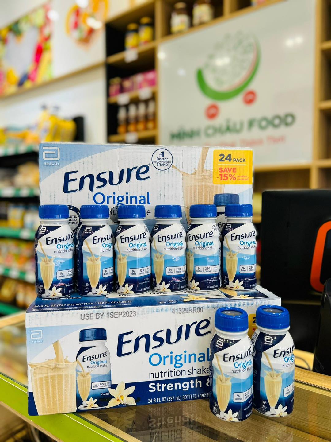 Thùng 30 chai sữa Ensure Original nước hương Vani của Mỹ 237ml – Minh ...